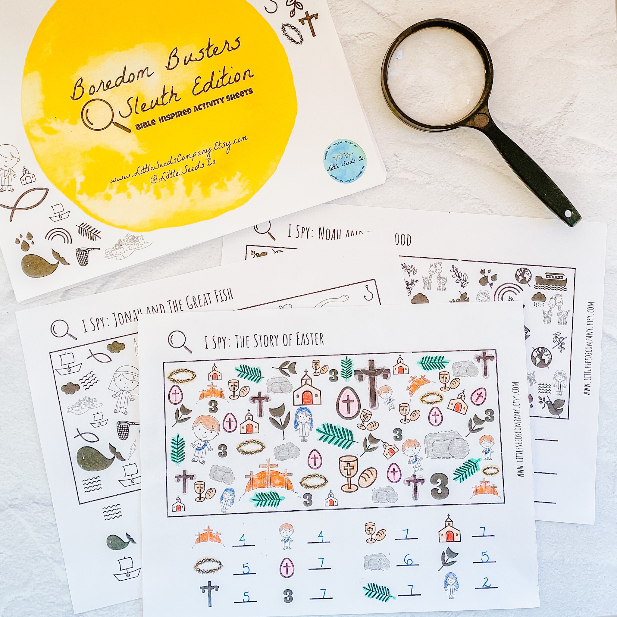 Printable Bible Activities, Bible themed Word Searches, I Spy, Bible ...