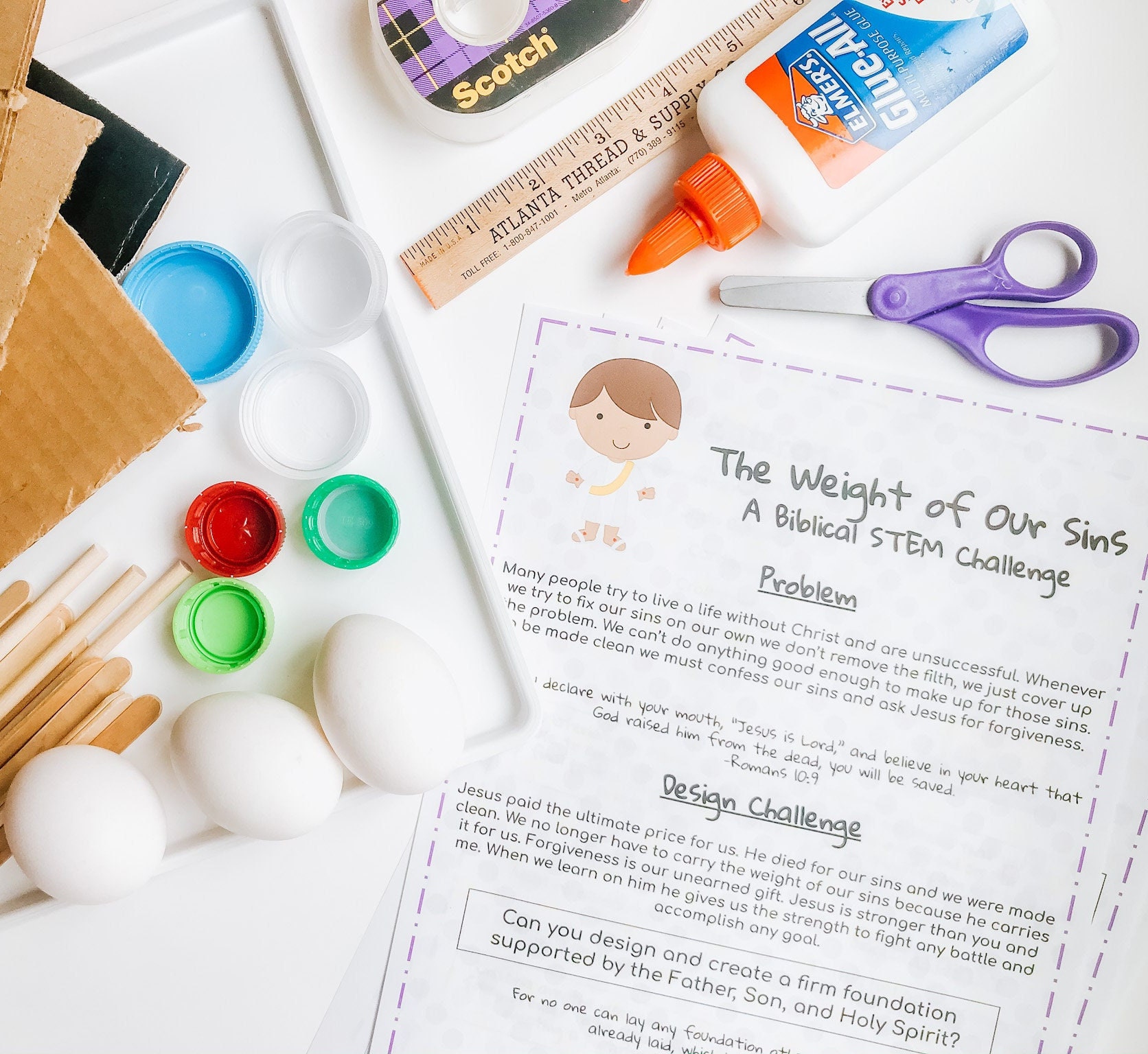 Bible Education Homeschooling Easter Church Bible Play A Biblical STEM ...