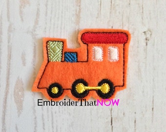 Train Felt Feltie Embroidery Design Instant Download - Etsy