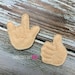 INSTANT DOWNLOAD Thumbs up ASL Digital Feltie Embroidery Design File - Etsy
