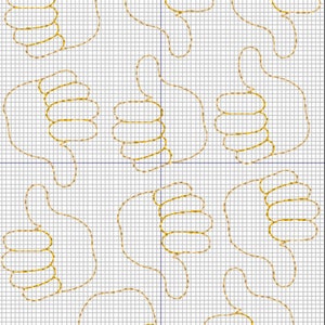 INSTANT DOWNLOAD Thumbs up ASL Digital Feltie Embroidery Design File - Etsy