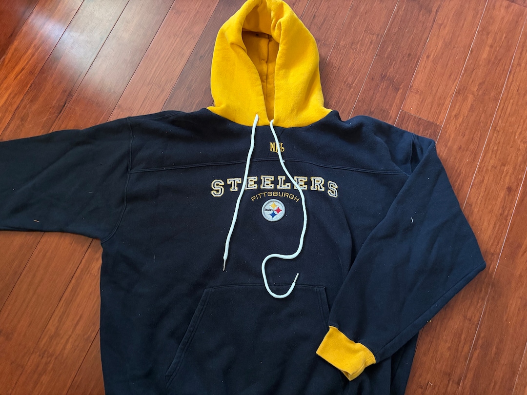 Pittsburgh Steelers Upcycled Hoodie (XL) - Etsy