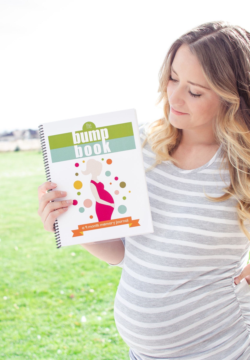 The Bump Book - a 9 Month Pregnancy Journal - Etsy