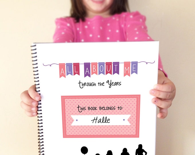 All About Me Book // Yearly Interview Questionnaire for Kids - Etsy