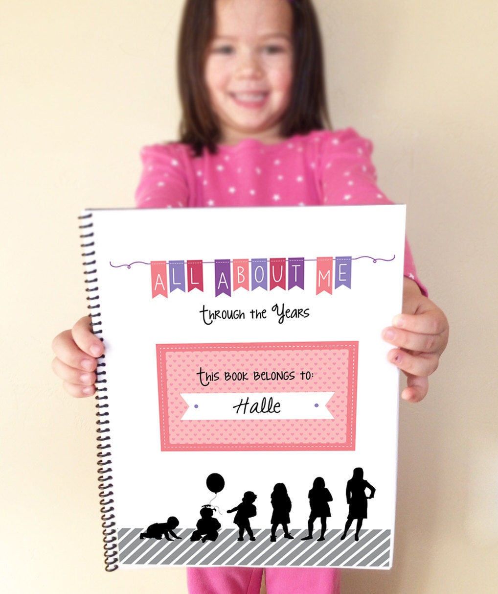 All About Me Book // Yearly Interview Questionnaire for Kids - Etsy