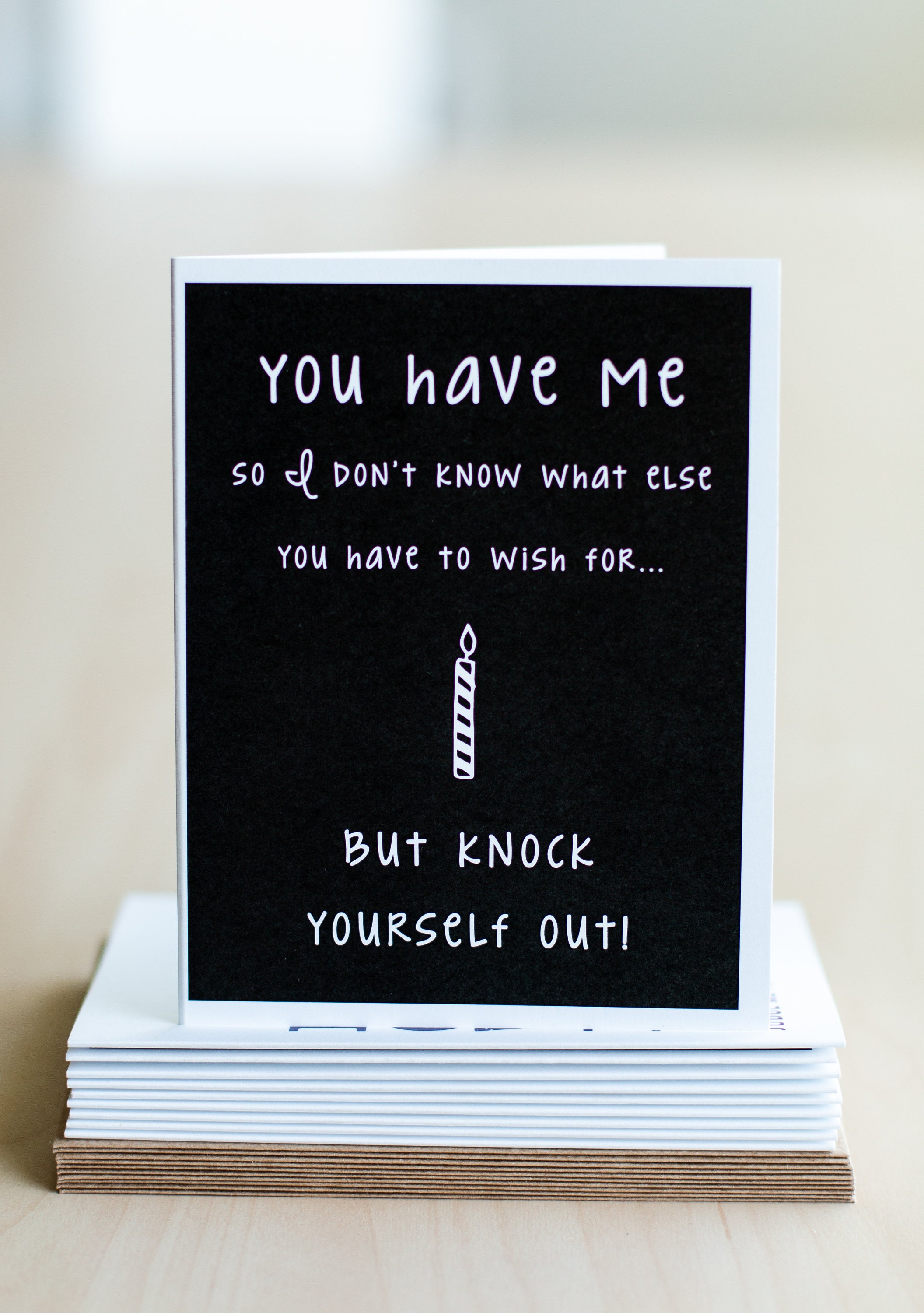 Sarcastic Greeting Cards // Includes Envelopes - Etsy