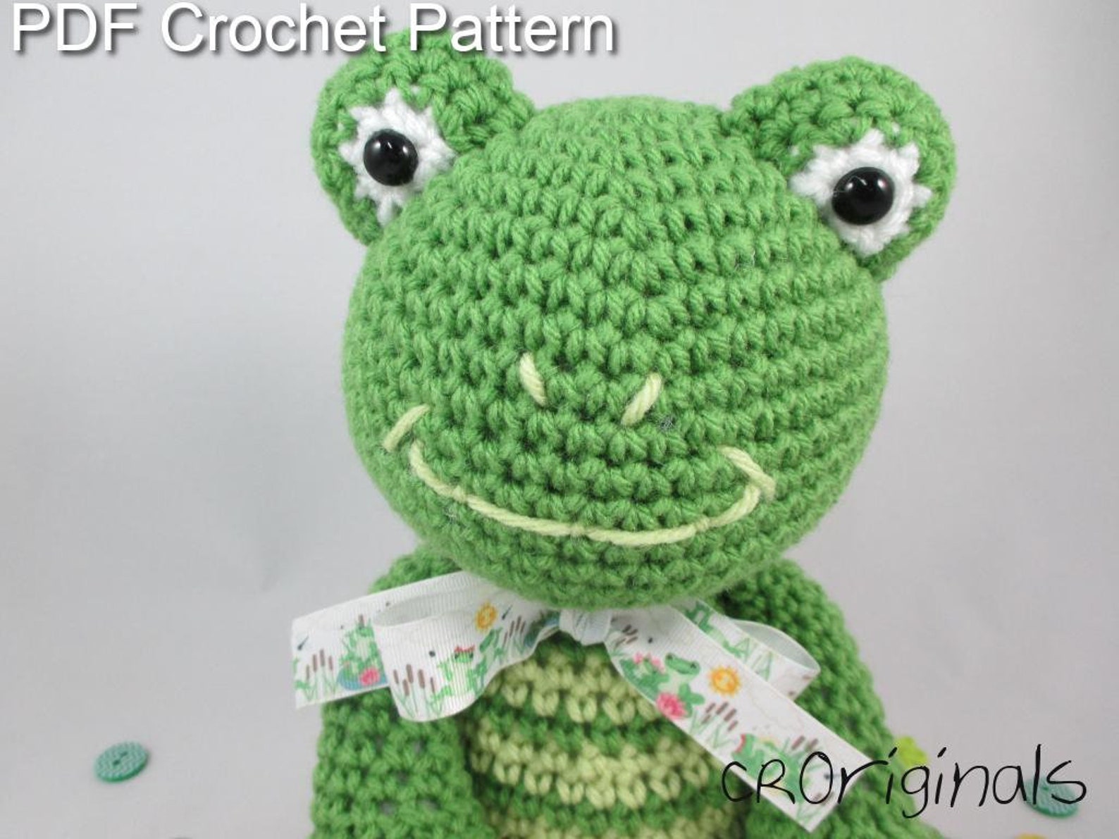 Crochet Stuffed Frog Pattern Amigurumi Frog Pattern Stuffed - Etsy