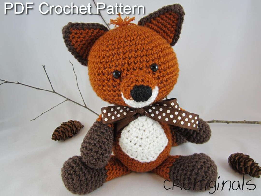 Fox Amigurumi Pattern Crochet Stuffed Fox Fox Crochet - Etsy