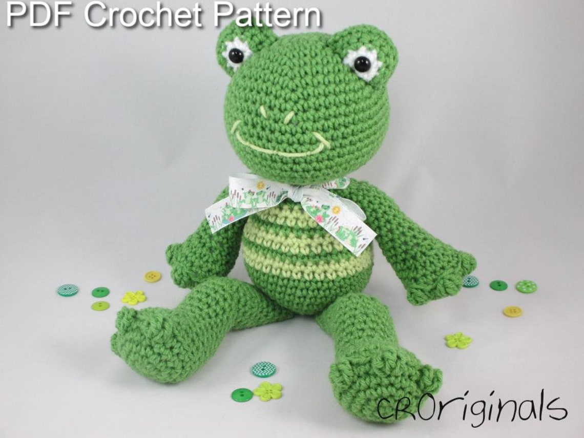Crochet Stuffed Frog Pattern Amigurumi Frog Pattern Stuffed - Etsy