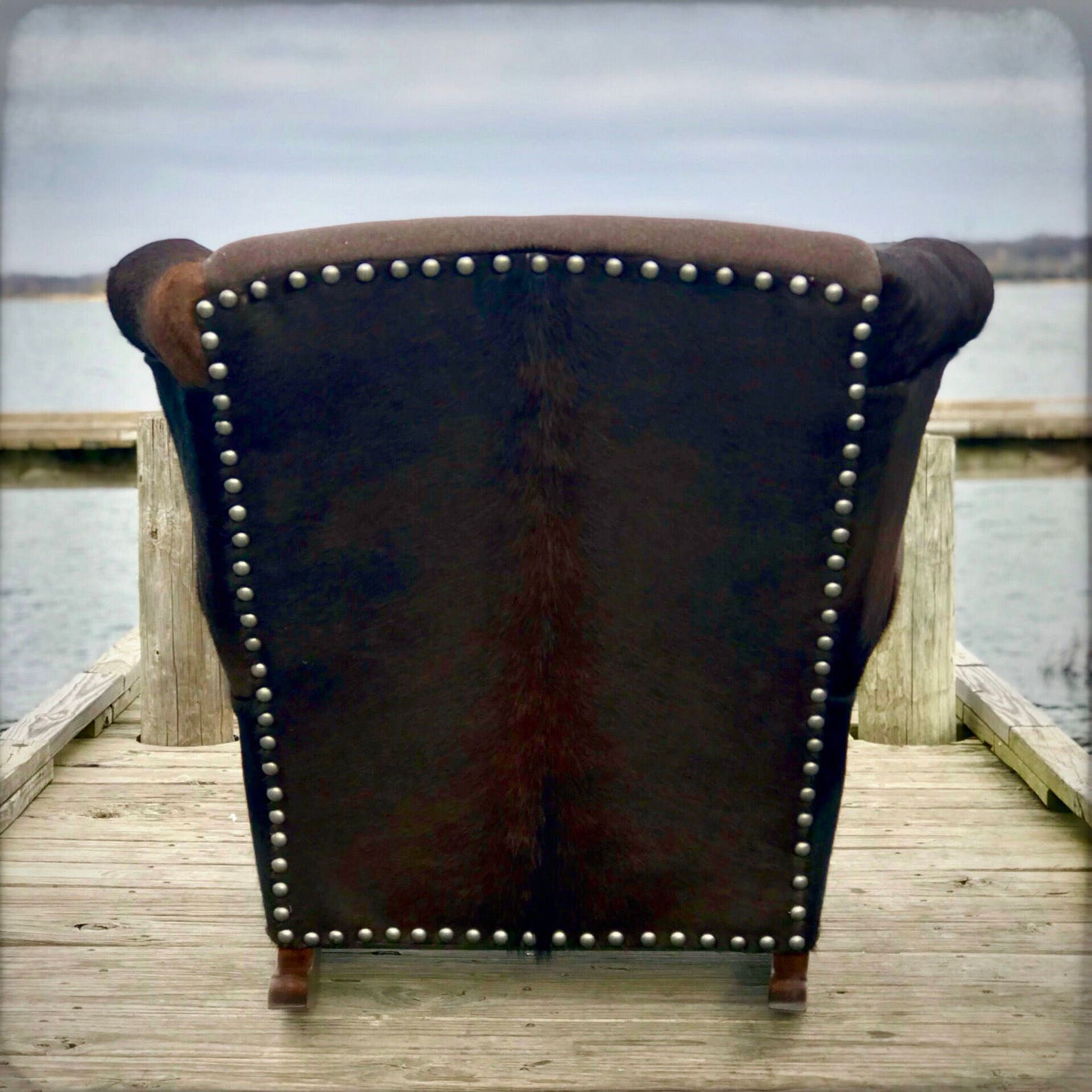 Western Cowhide Rocking Chair SOLD! - Etsy