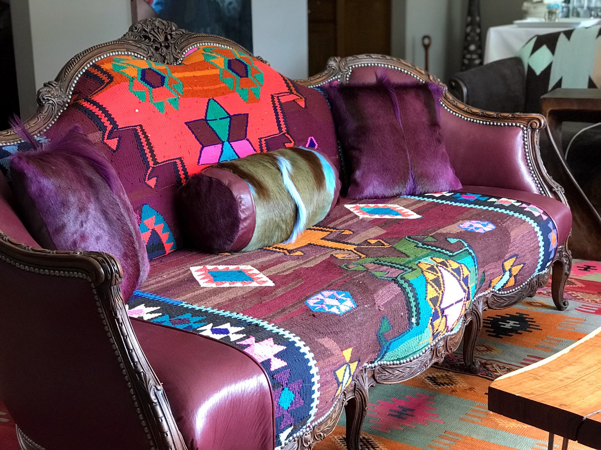 Boho Rustic Couch AVAILABLE! - Etsy