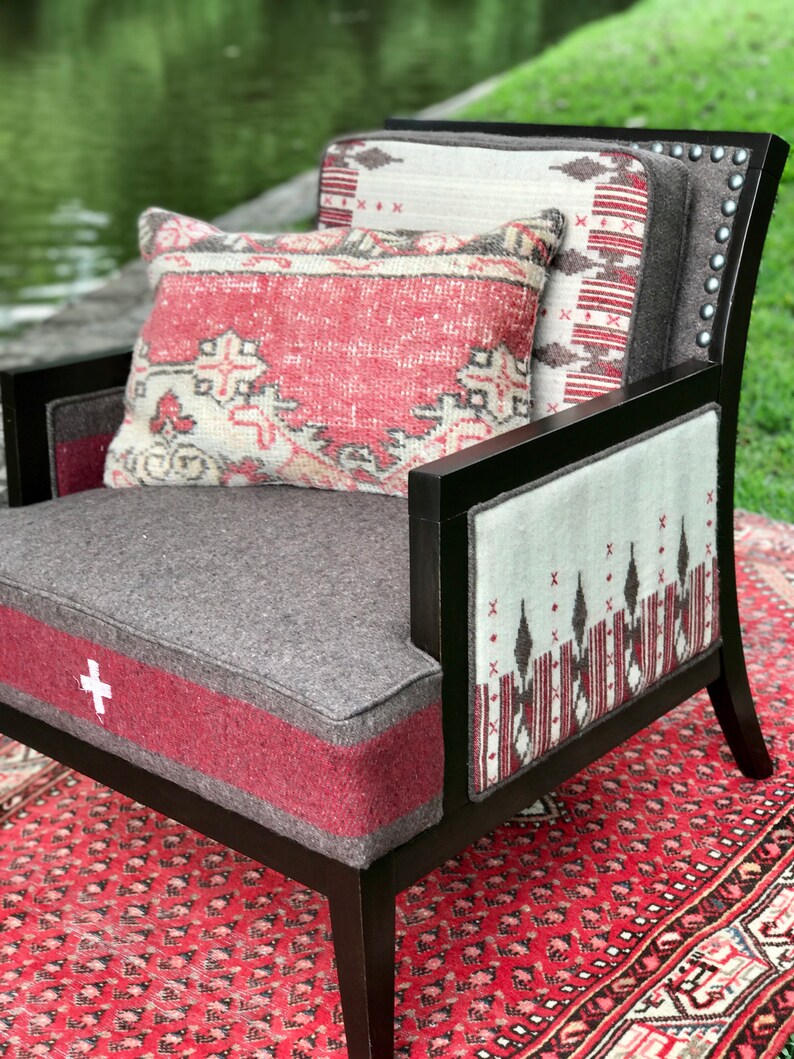 Sold! Modern Rustic Swiss Army Chair - Etsy