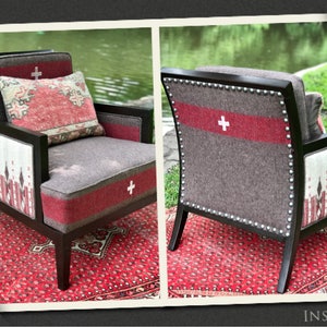 Sold! Modern Rustic Swiss Army Chair - Etsy