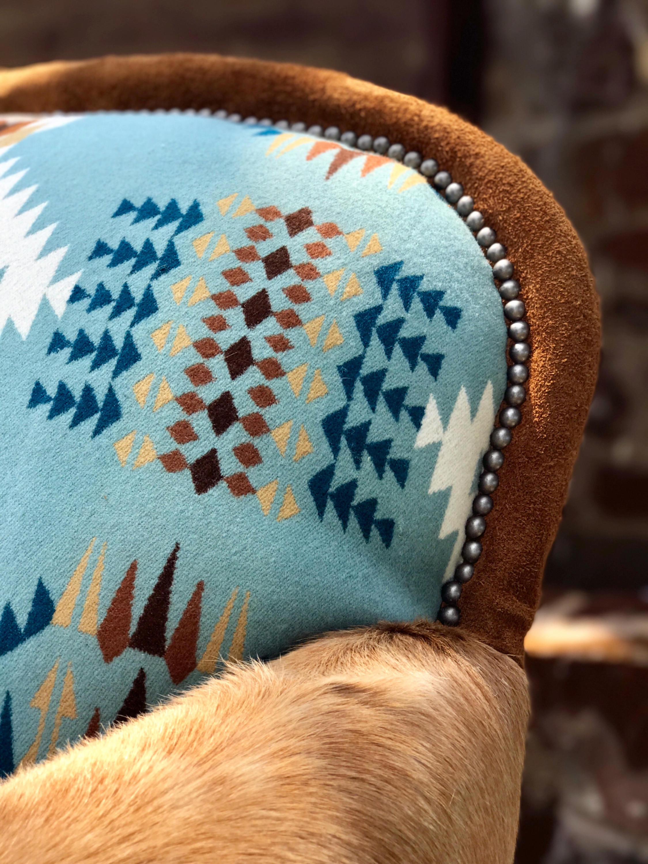 Western Cowhide Club Chair- SOLD! - Etsy