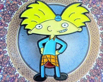 Hey Arnold Enamel Pin, 90s Nostalgia Arnold, Helga, Gerald, Nickelodeon ...