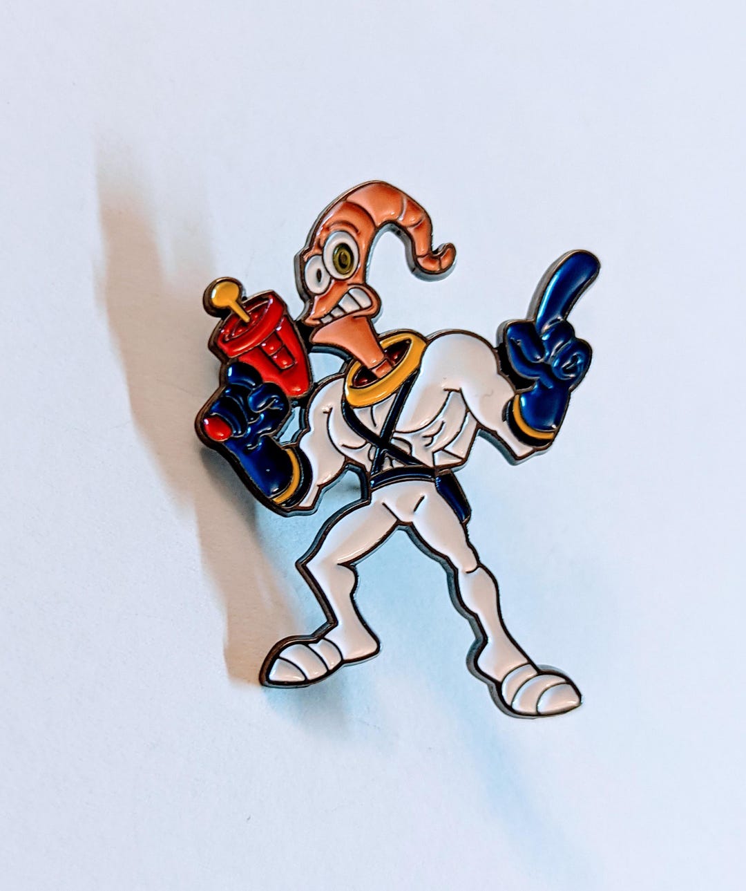 Earthworm Jim Pin - Etsy