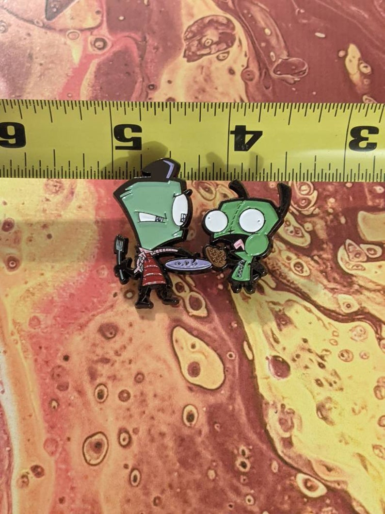 Invader Zim & Gir Pin - Etsy