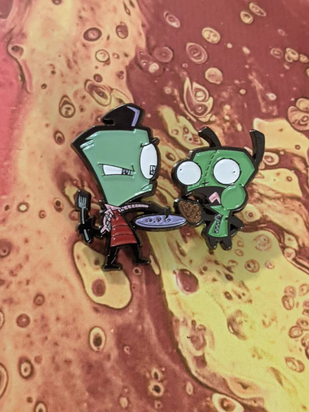 Invader Zim & Gir Pin - Etsy