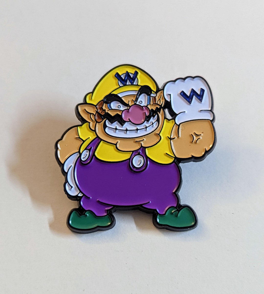 Wario Pin - Etsy