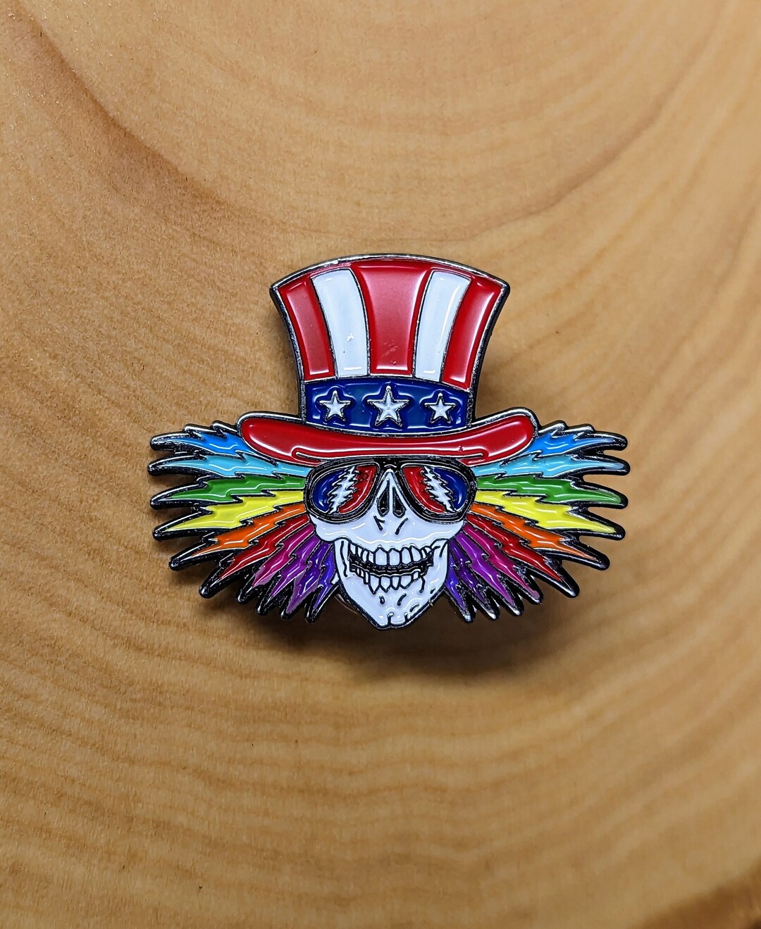 Grateful Uncle Sam Pin - Etsy