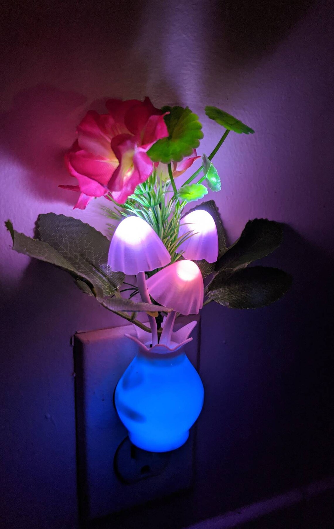 Color Changing Mushroom Night Light With Light up Base style - Etsy