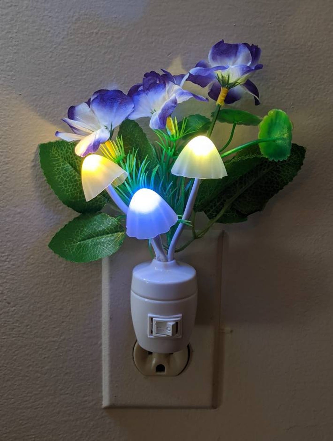 Color Changing Mushroom Night Light With On/off Switch (style 11) - Etsy