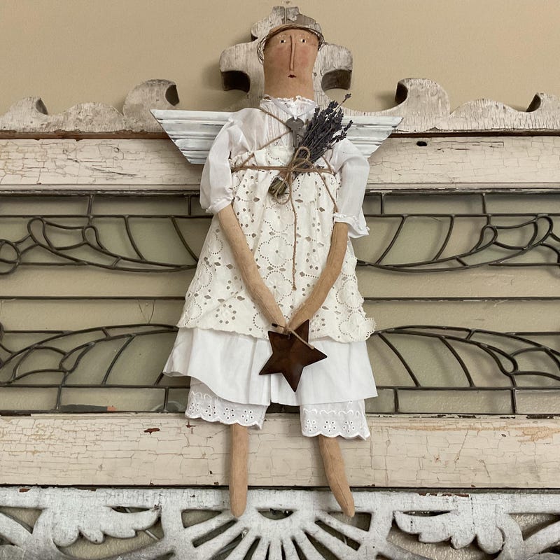 Grapevine Angel - Etsy