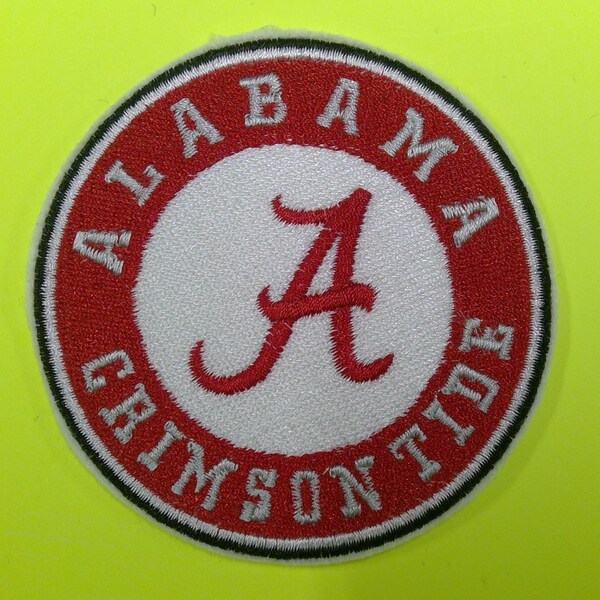 Alabama Crimson Tide Iron on Patches - Etsy