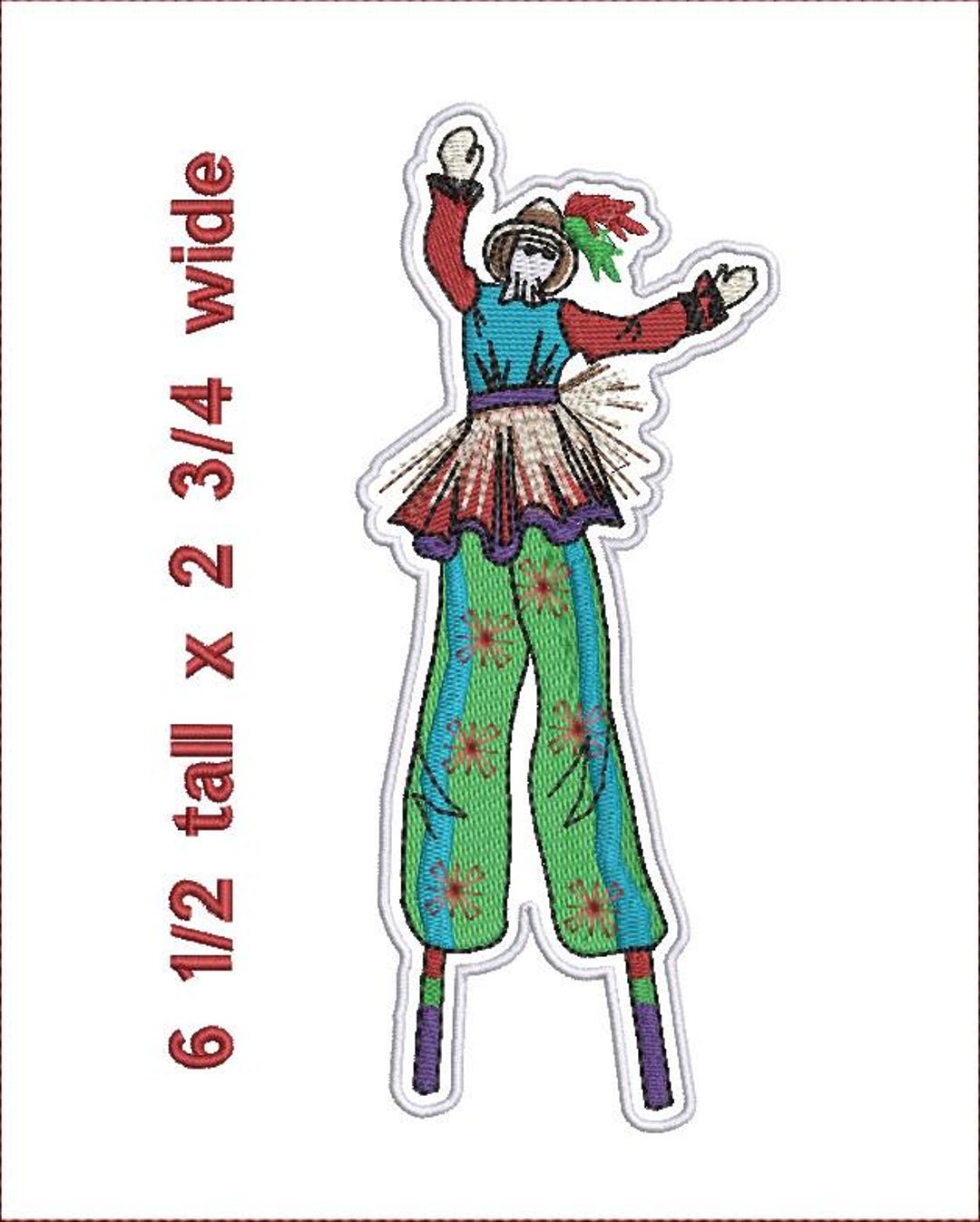 Moko Jumbie Dancers, Stilt Walker, Patches Art Embroidery, Iron on ...