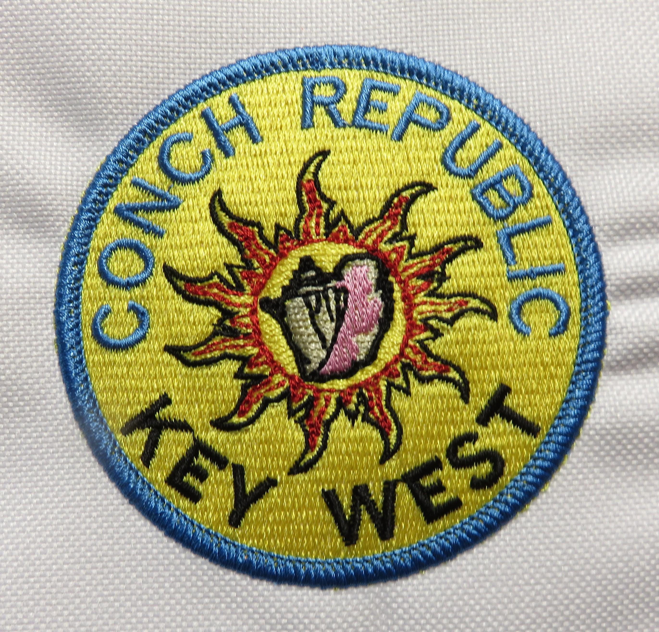 Conch Republic, Key West, Yellow or Blue Choice, Iron on Patch ...
