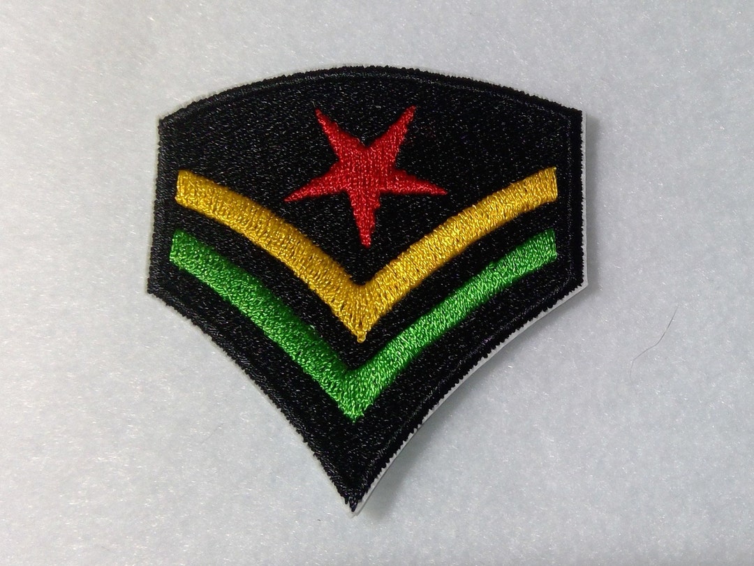 Rasta Army Patch, Iron On, Jamaica, Islands, Embroidery - Etsy