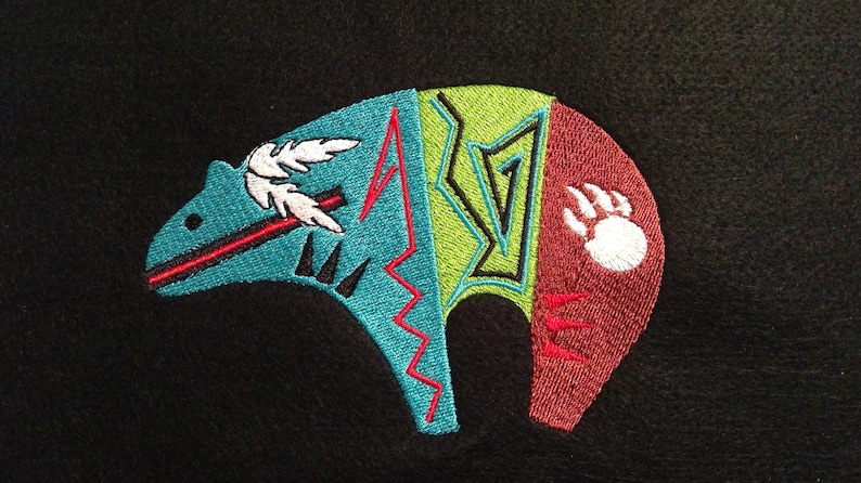 Bear Patch Southwest style bear patches for jackets Native | Etsy