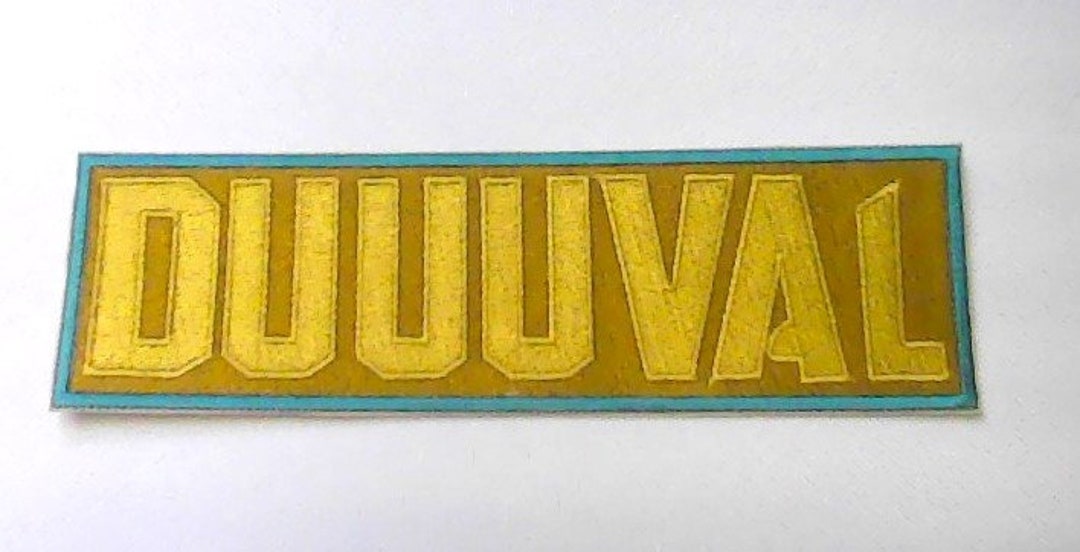 Duuuval, Duval, Jacksonville, Iron on Patch Large - Etsy