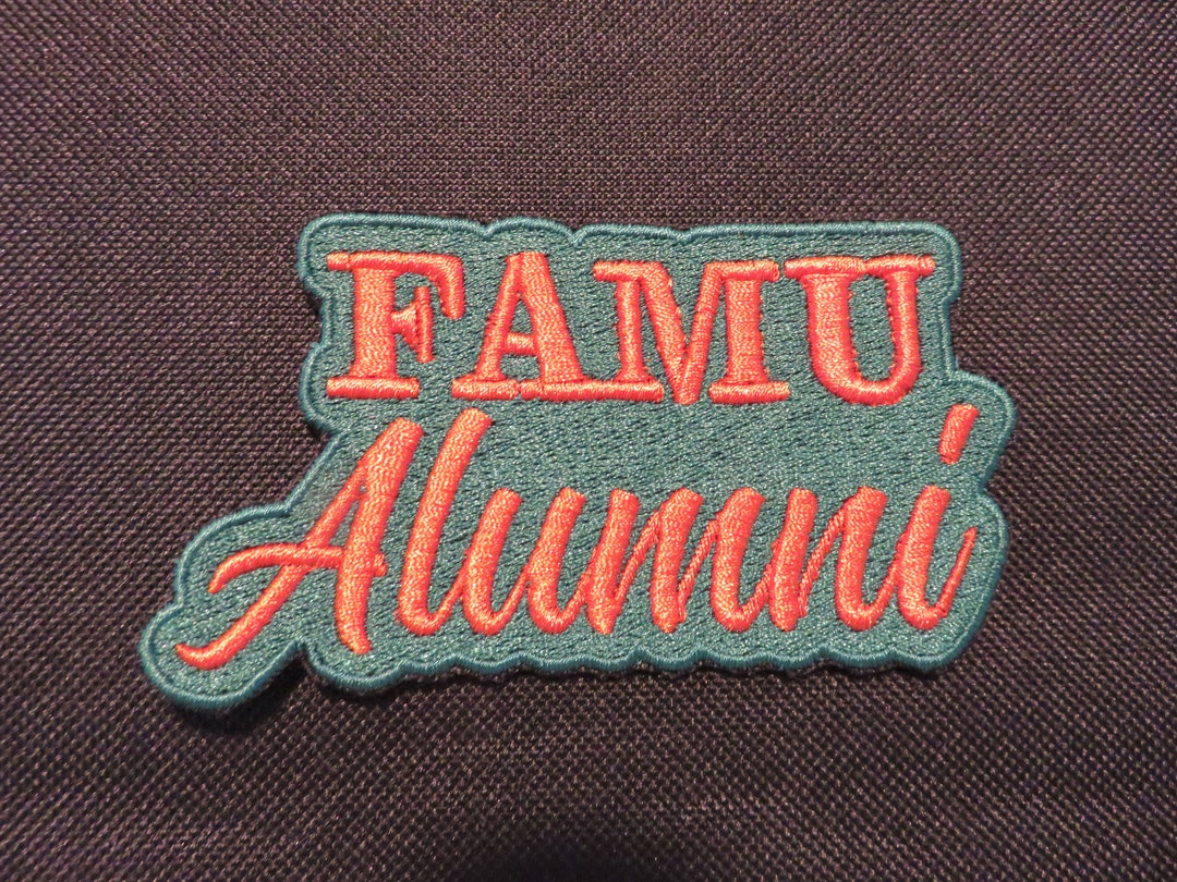 FAMU, Alumni, Iron on Patch, Embroidery, Florida, College - Etsy