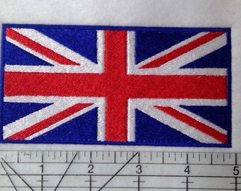 Union Jack Embroidery Patch - Etsy