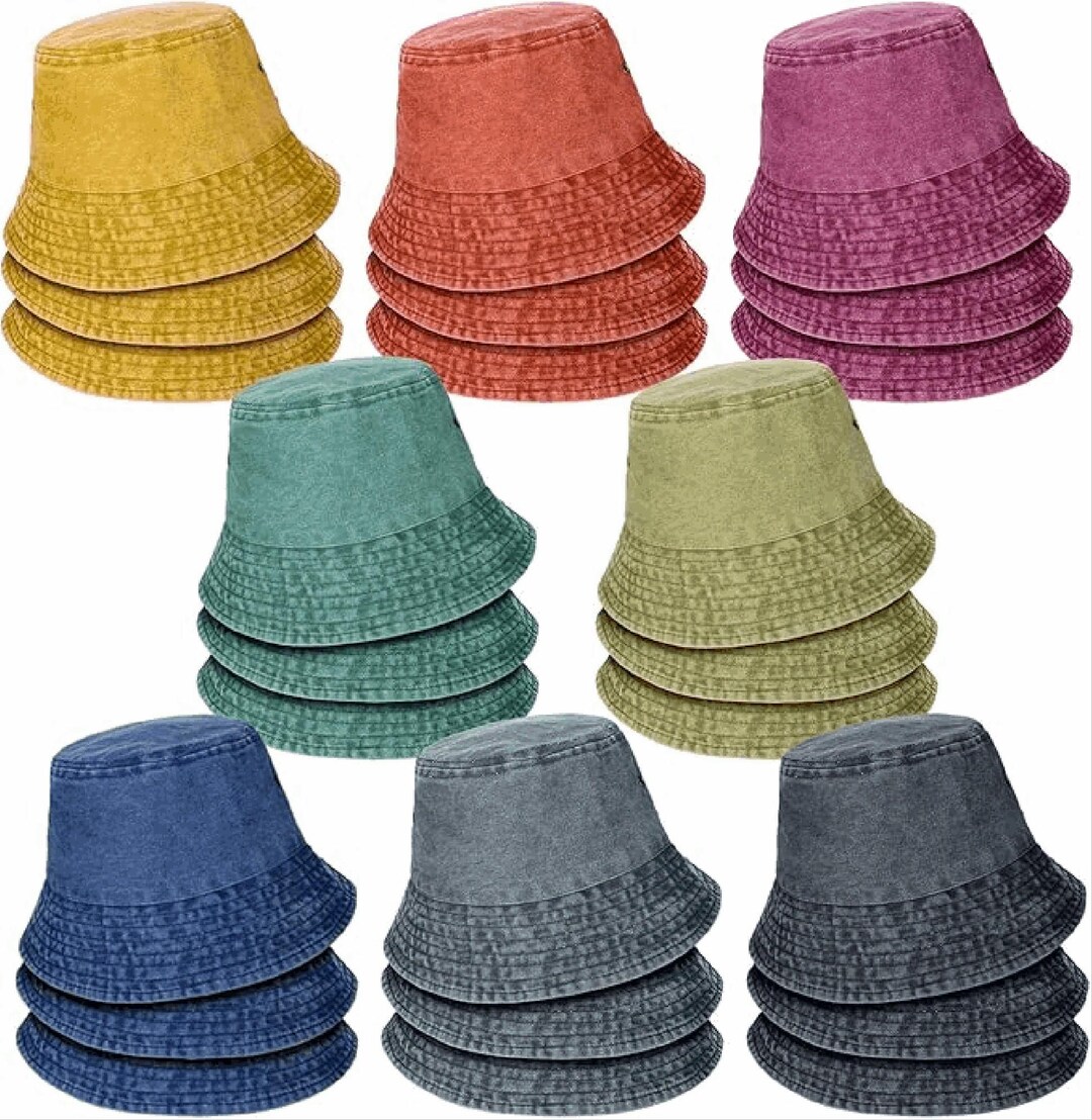 Bucket Hat, Embroidered, Bucket Hats, Vacation, Swimming, Boating ...