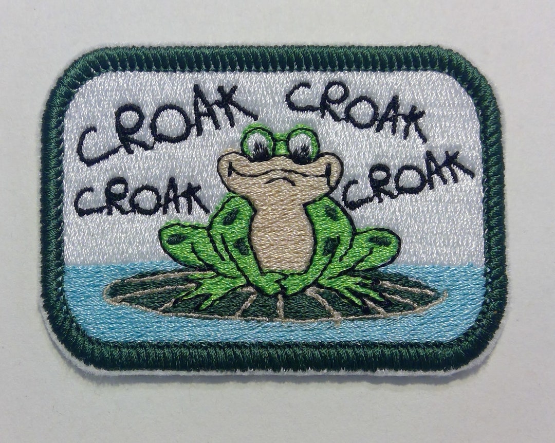 Frog, Toad, Kids, Children, Iron-on, Boys, Croak, Patch, - Etsy