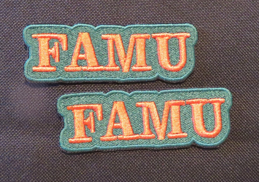 FAMU, 2 Iron on Patches, Embroidery, College - Etsy