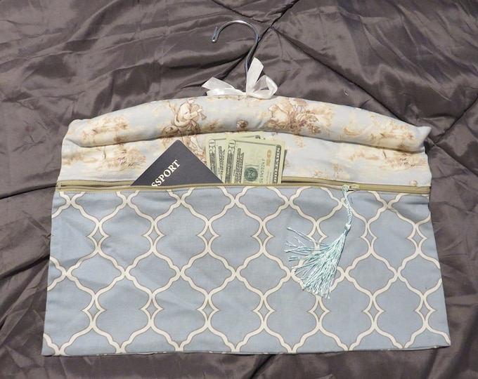 Closet Safe, Sky Blue and Ivory Color, Fabric, Hanger Safe, Travel Safe ...