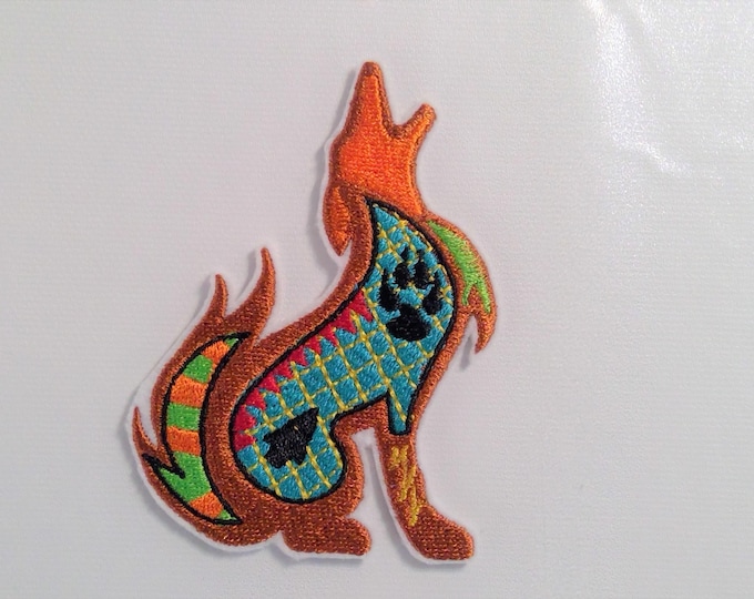 Koyote, Southwest Stickerei Patch, Native American, Mexikaner, Wolf ...