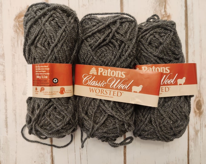 YARN DESTASH - Patons Classic Wool, Worsted, Aran - Etsy
