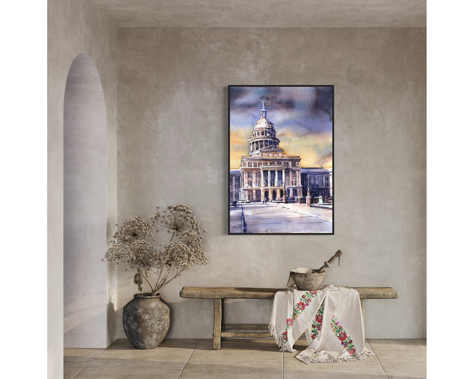 Exterior of Texas Capitol at Sunset in City of Austin Texas. - Etsy