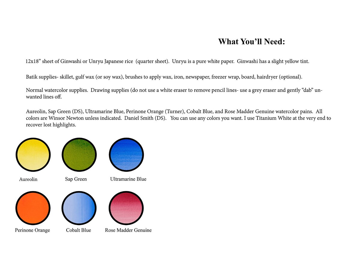 Learn to Paint Watercolor Batik Tutorial. Bruges Canal | Etsy