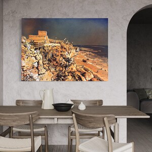 Mayan Ruins Tulum Mexico Watercolor Landscape Painting Travel ...