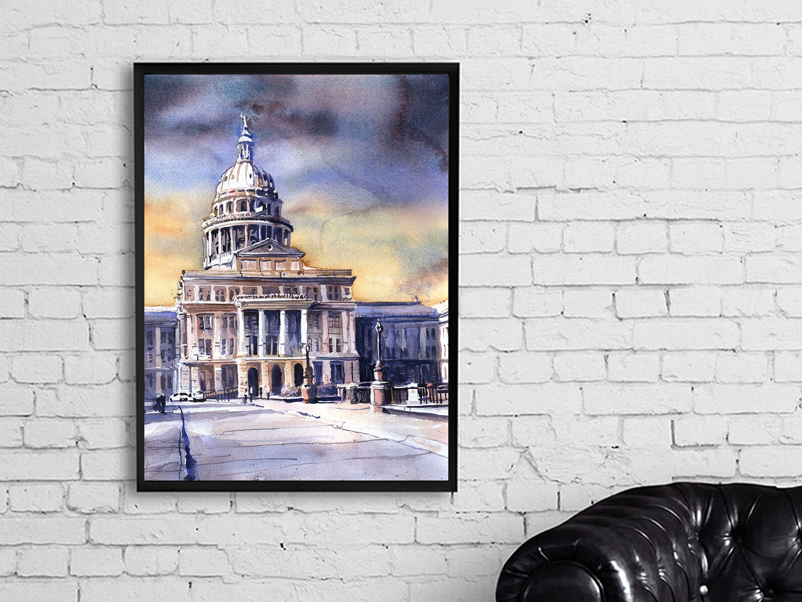 Exterior of Texas Capitol at Sunset in City of Austin Texas. - Etsy