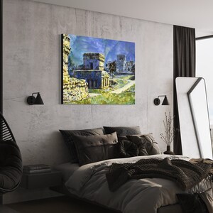 Tulum Mayan Ruins in Mexico. Watercolor Painting of Mayan Ruins Tulum ...