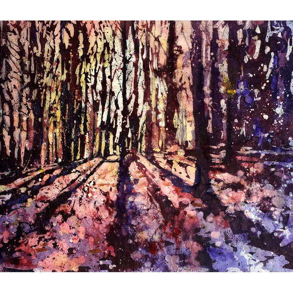 Batik Landscape - Etsy