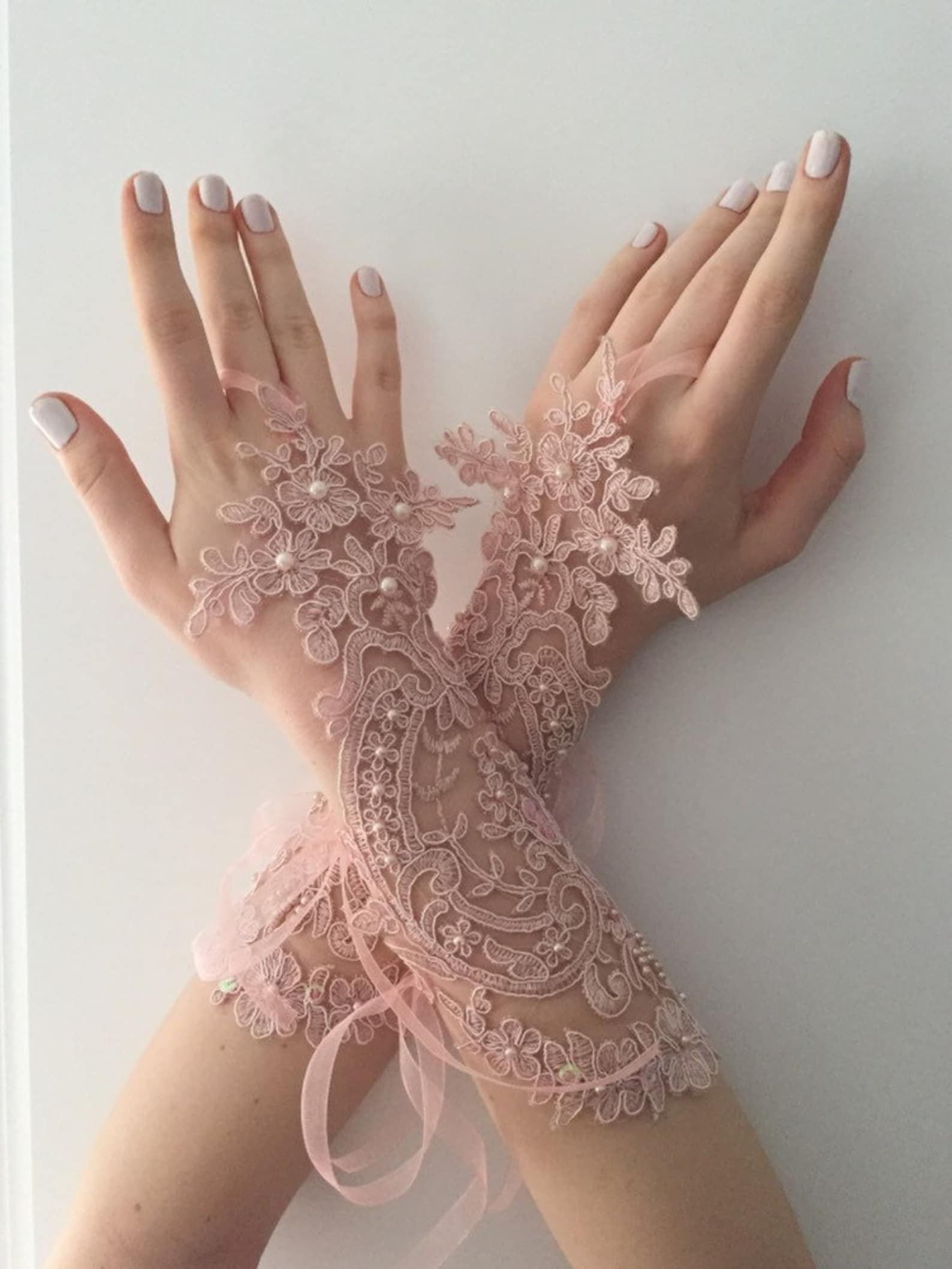 Wedding Gloves Bridal Gold Champagne Gloves Bridal Long - Etsy