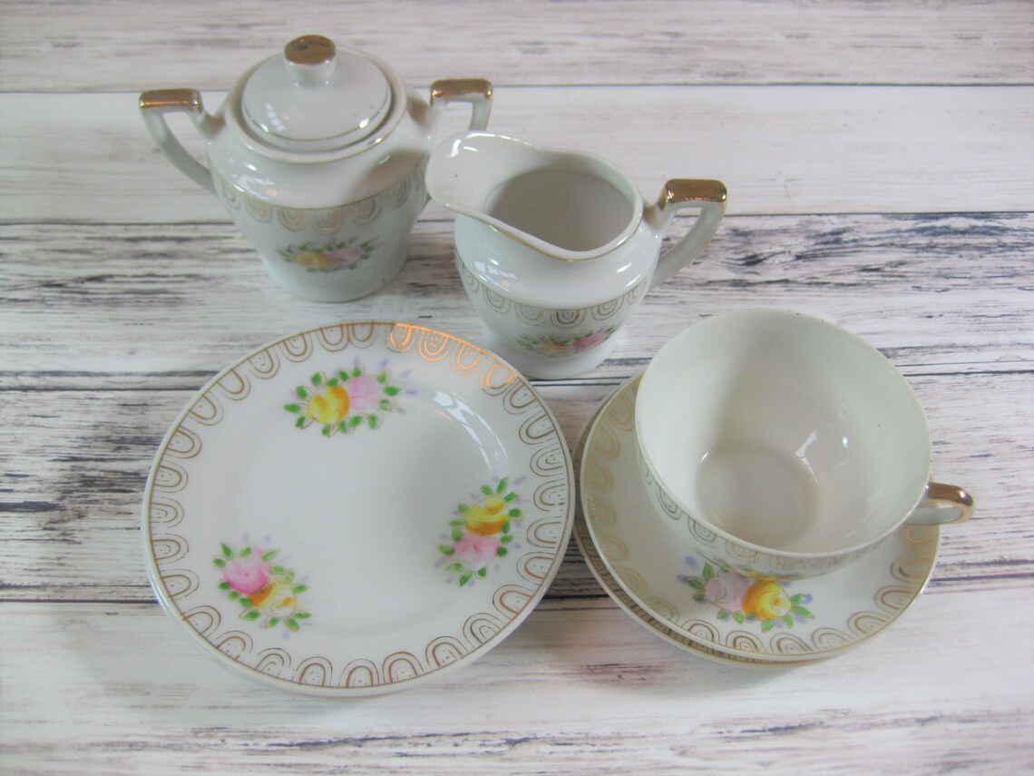 Children's China Tea Set Japanese Porcelain - Etsy