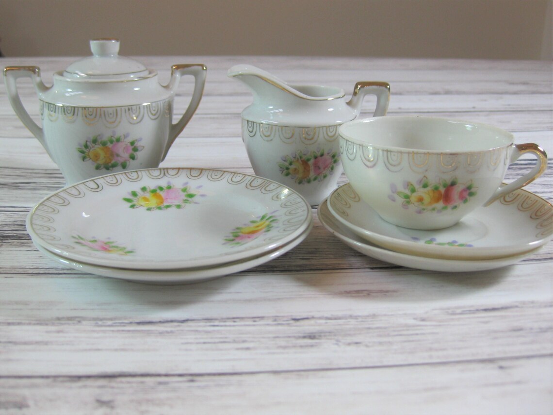Children's China Tea Set Japanese Porcelain - Etsy